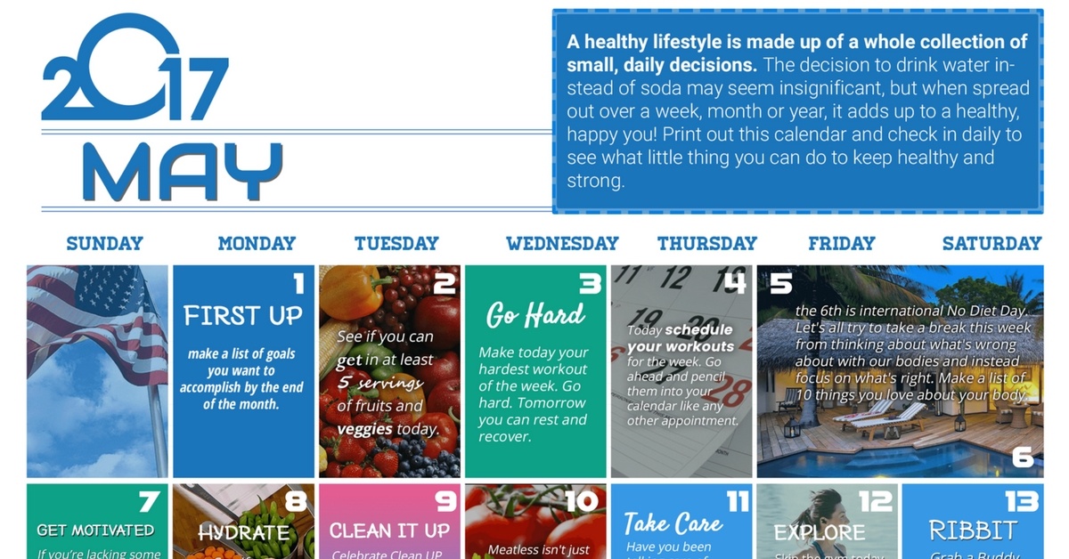 May Wellness Calendar - SpineCare Decompression and Chiropractic Center ...